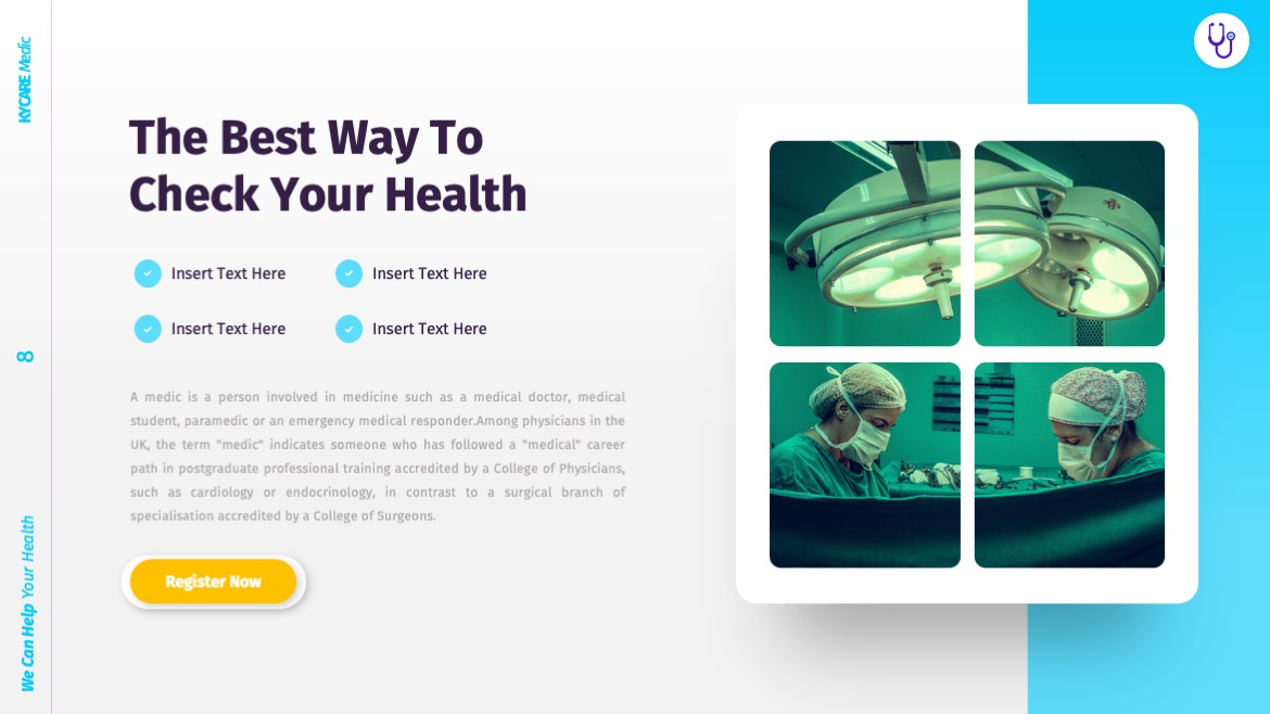 Kycare - Cure Medical Keynote Templates, Presentation Templates ...
