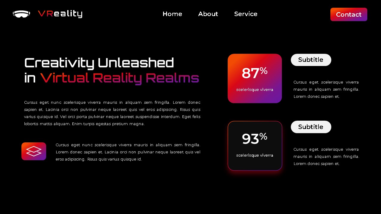 VReality - Virtual Reality & Metaverse PowerPoint Template ...
