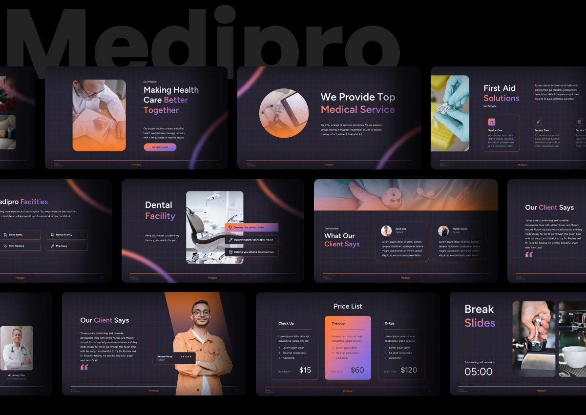Medipro - Medical PowerPoint Presentation, Presentation Templates ...