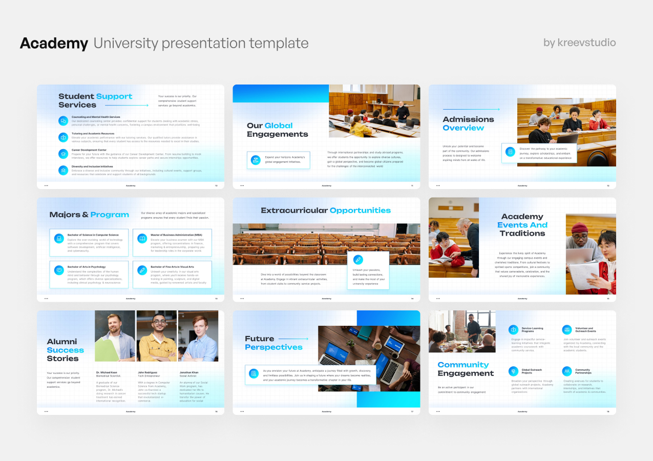 Academy - University Keynote Presentation, Presentation Templates ...