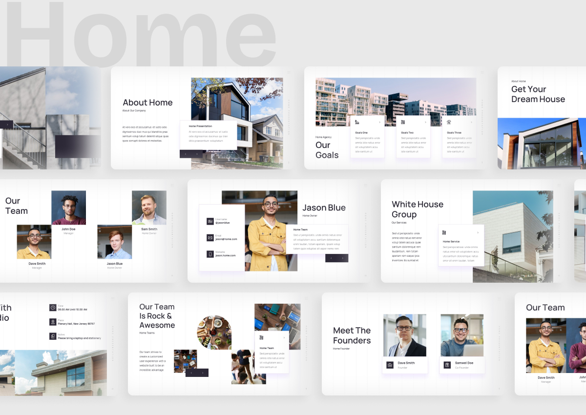 Home - Real Estate PowerPoint Presentation, Presentation Templates