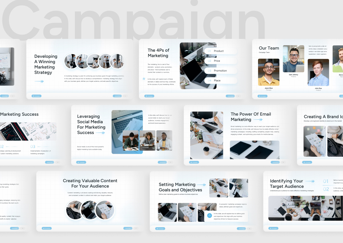 Campaign - Marketing PowerPoint Presentation, Presentation Templates