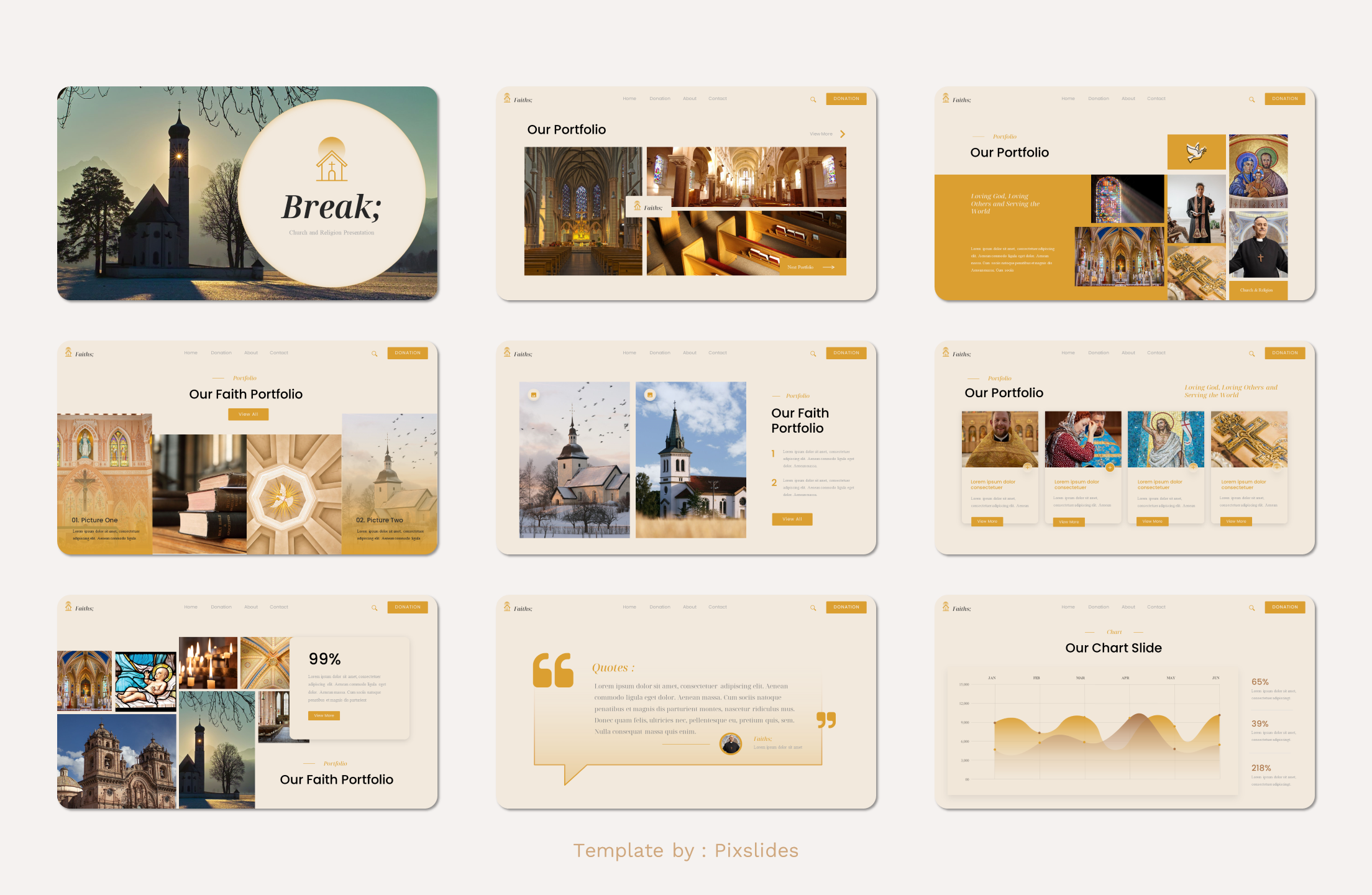 Faiths - Church & Religion PowerPoint Presentation Template ...