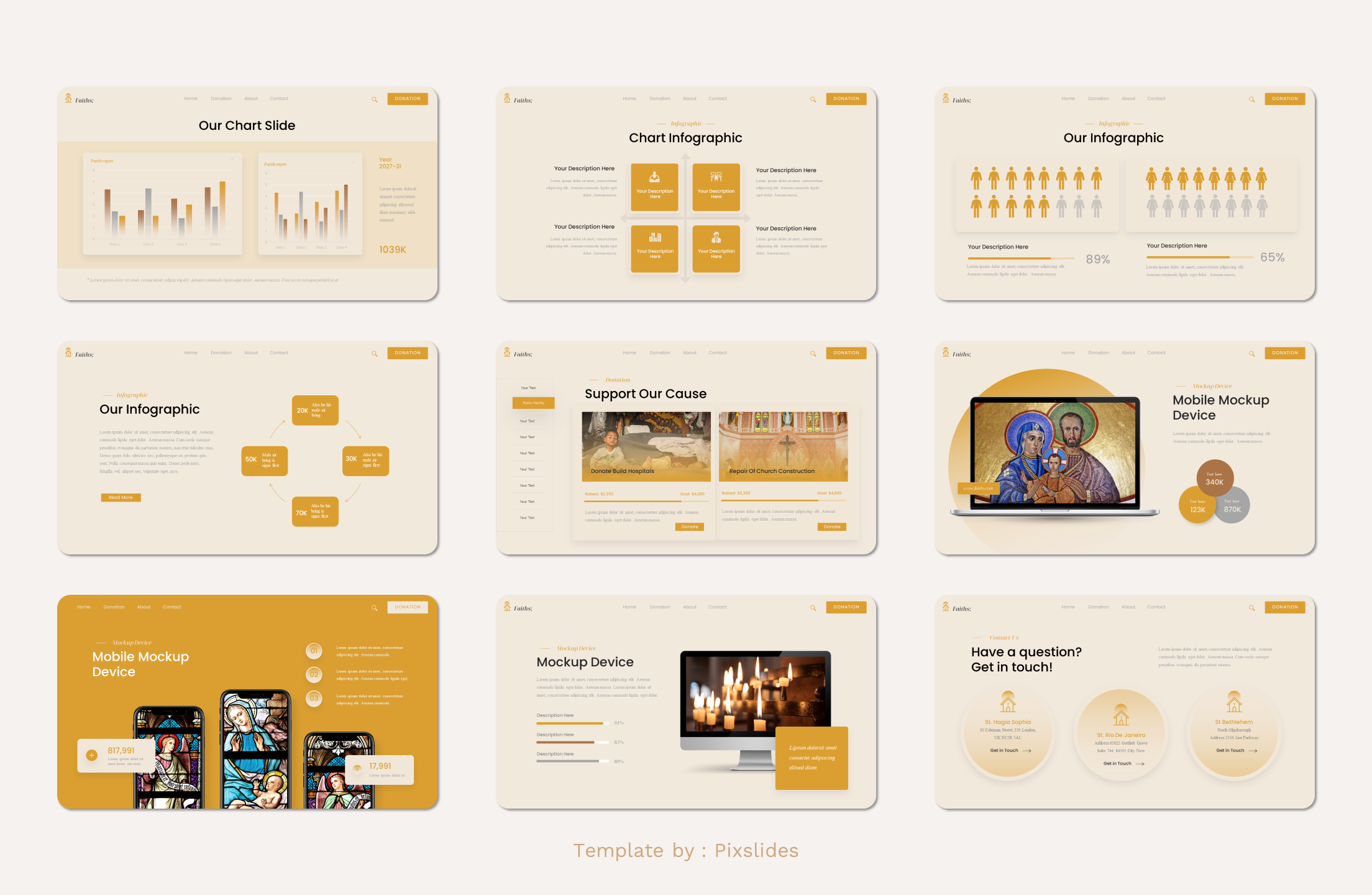 Faiths - Church & Religion PowerPoint Presentation Template ...