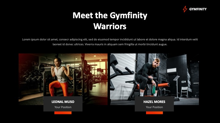 Gymfinity - Gym PPT Template, Presentation Templates | GraphicRiver