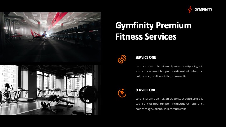 Gymfinity - Gym PPT Template, Presentation Templates | GraphicRiver