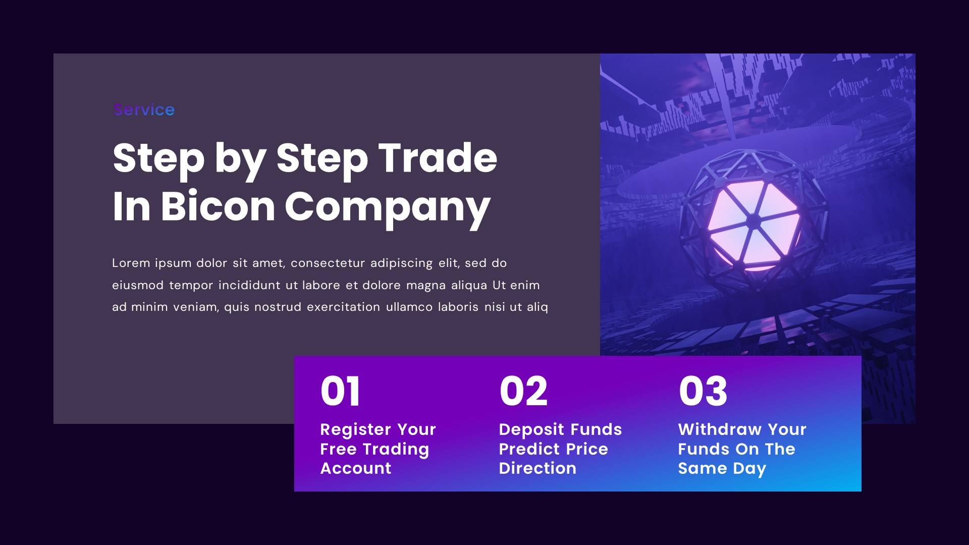 Bicon - cryptocurrency & Bitcoin PowerPoint Template, Presentation ...