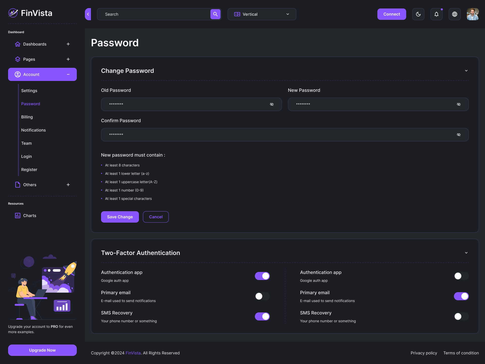 FinVista – Web3 and Finance Dashboard Figma Template by UIAXIS | ThemeForest