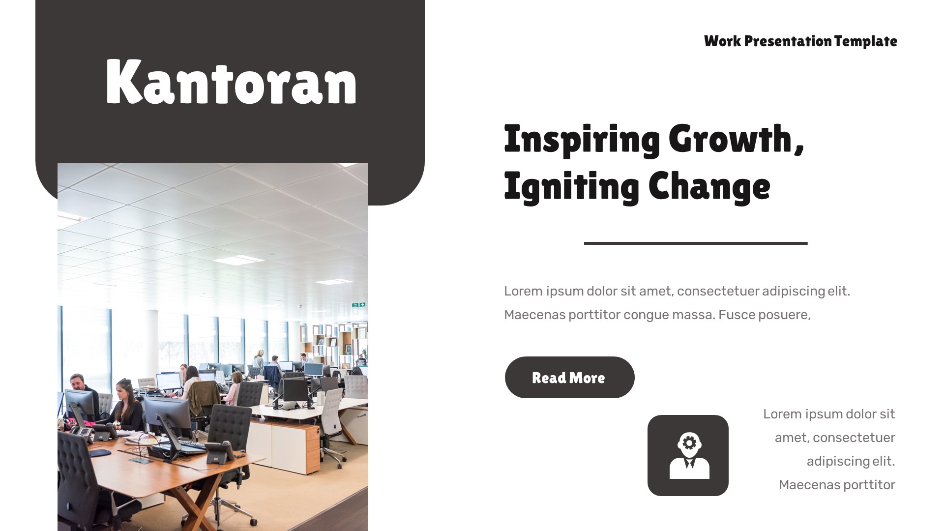 Kantoran - Business & Corporate Powerpoint Template, Presentation Templates