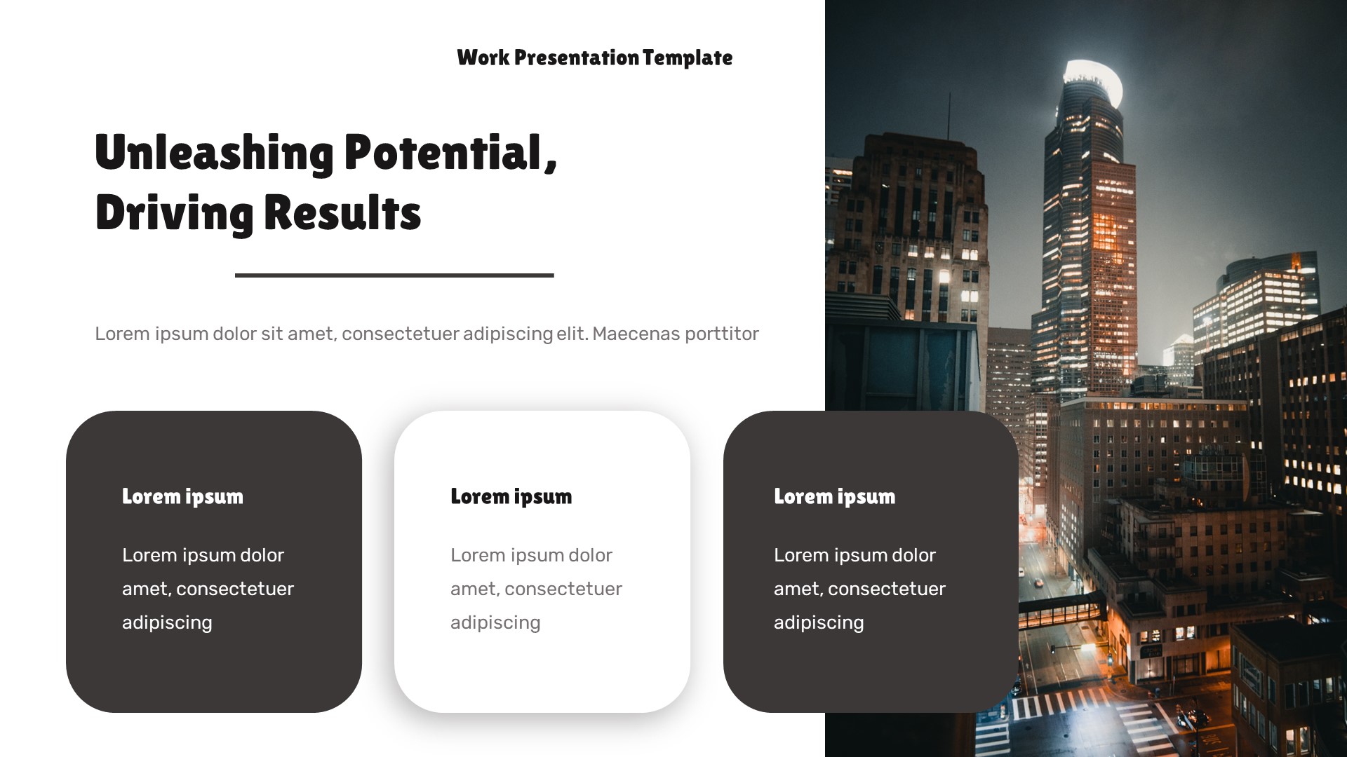 Kantoran - Business & Corporate Powerpoint Template, Presentation Templates