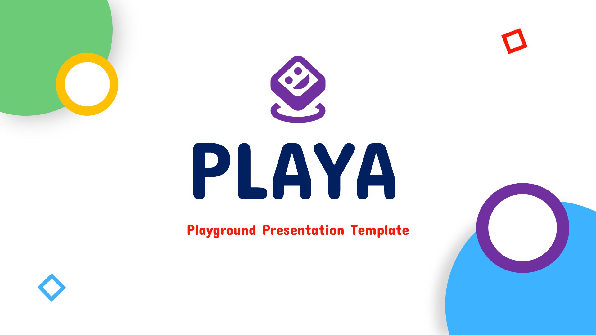Playa - Playground & Educational School Powerpoint Template ...