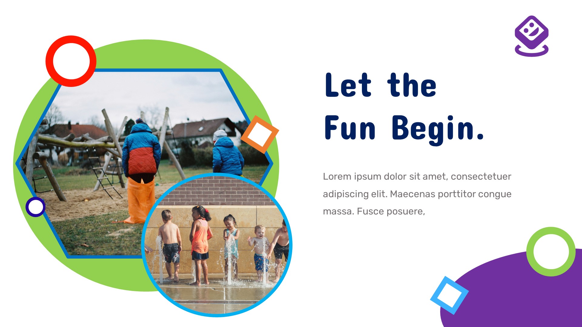 Playa - Playground & Educational School Powerpoint Template ...