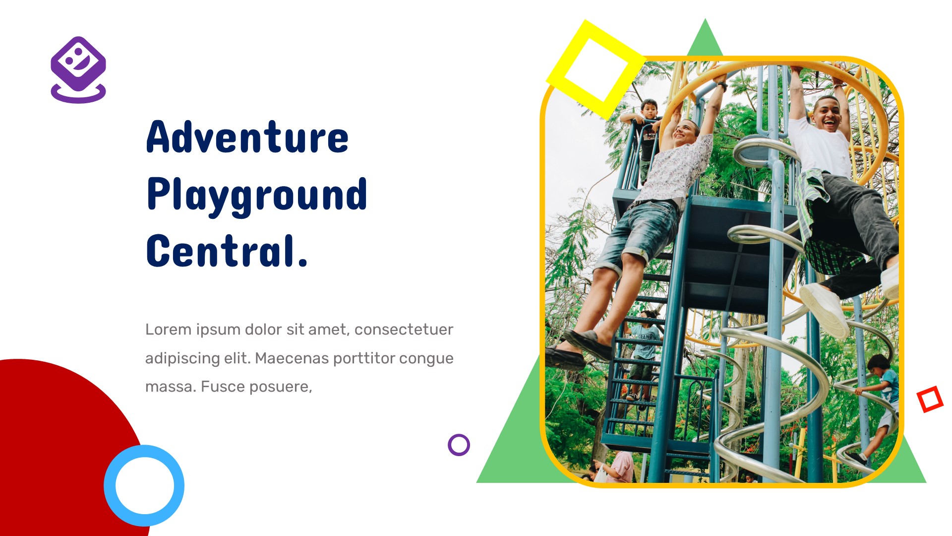 Playa - Playground & Educational School Powerpoint Template ...
