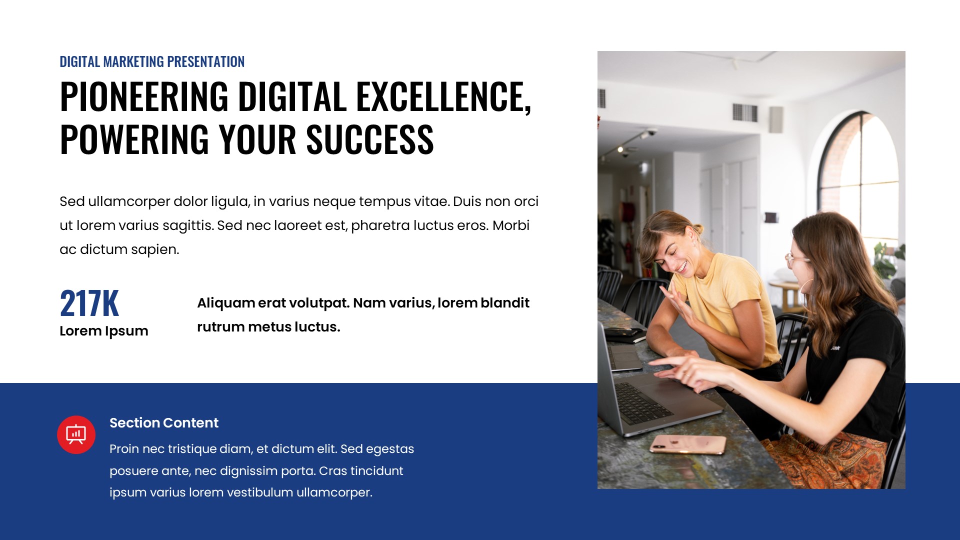 Advert - Digital Marketing Powerpoint Template, Presentation Templates