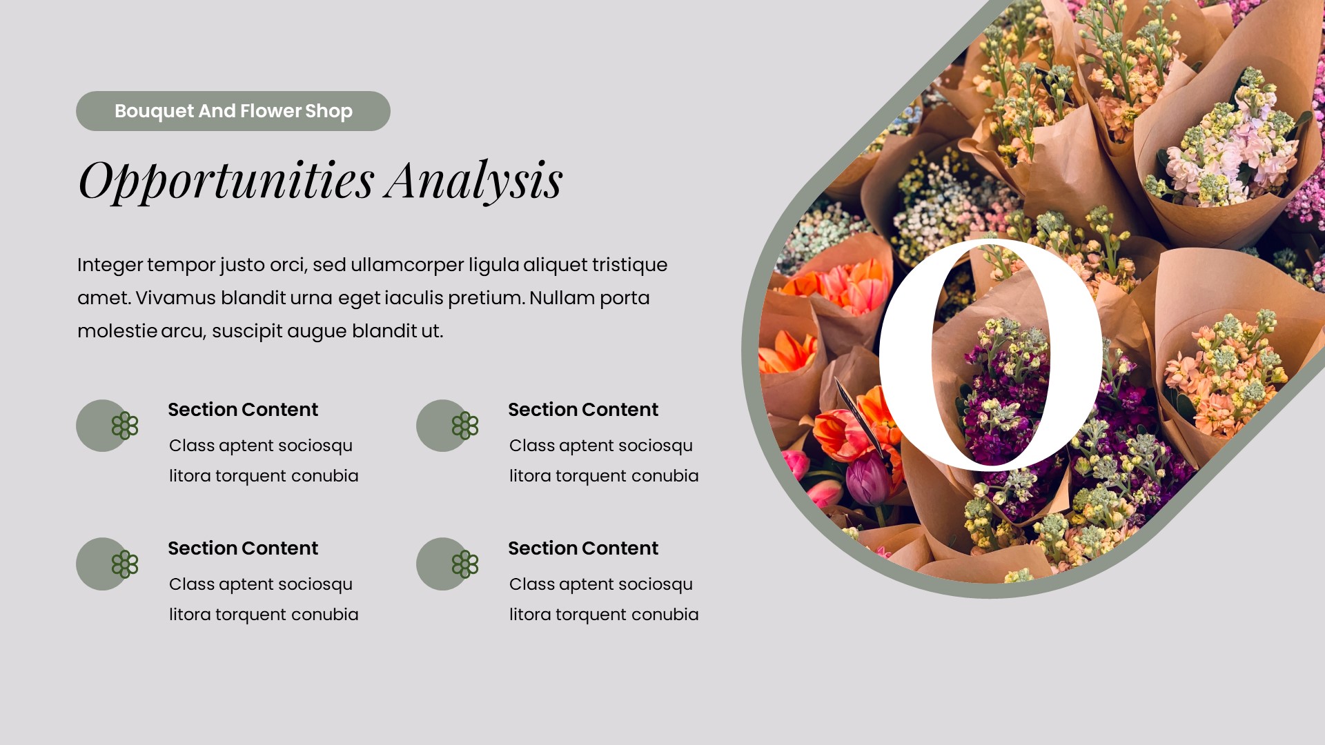 Bloom - Minimalist Flower Plant Google Slides Template, Presentation ...