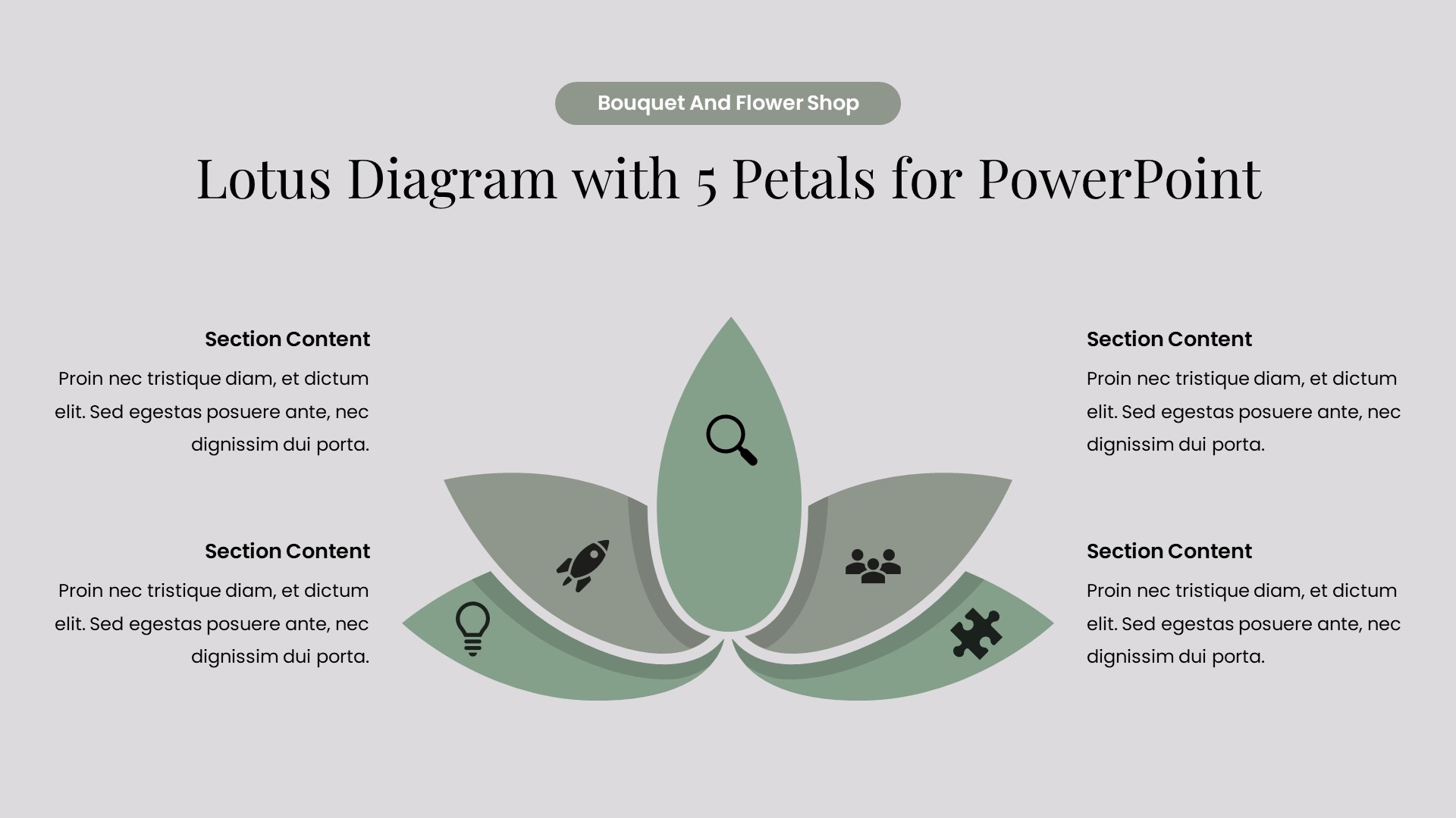 Bloom - Minimalist Flower Plant Google Slides Template, Presentation ...