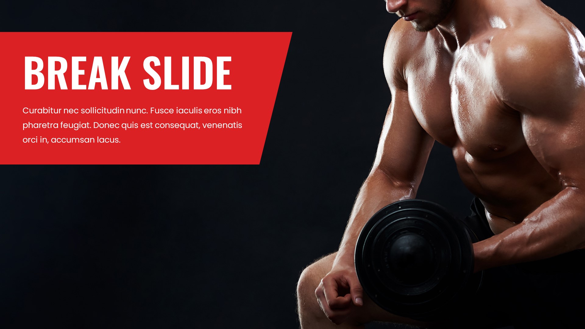 Flex - Gym & Fitness Google Slides Template, Presentation Templates