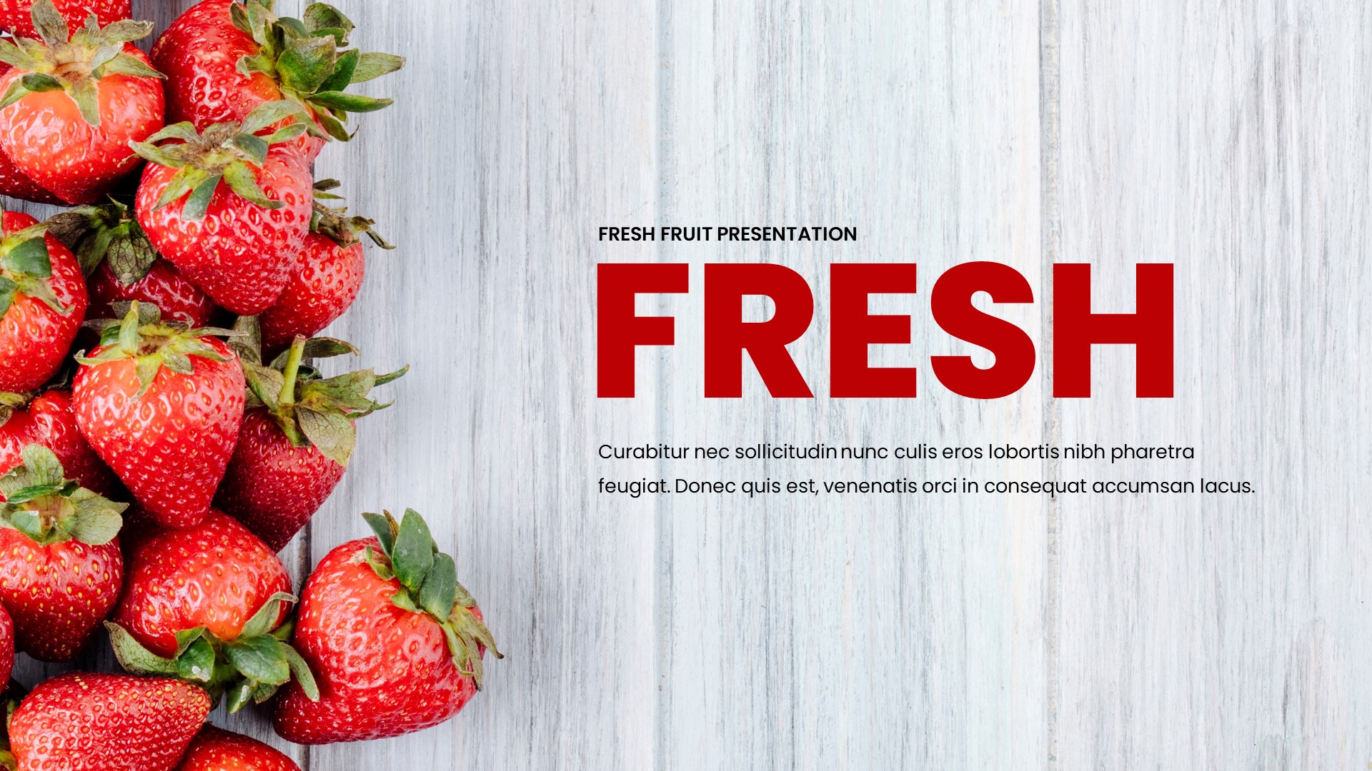 Fresh Fruit Powerpoint Template, Presentation Templates | GraphicRiver