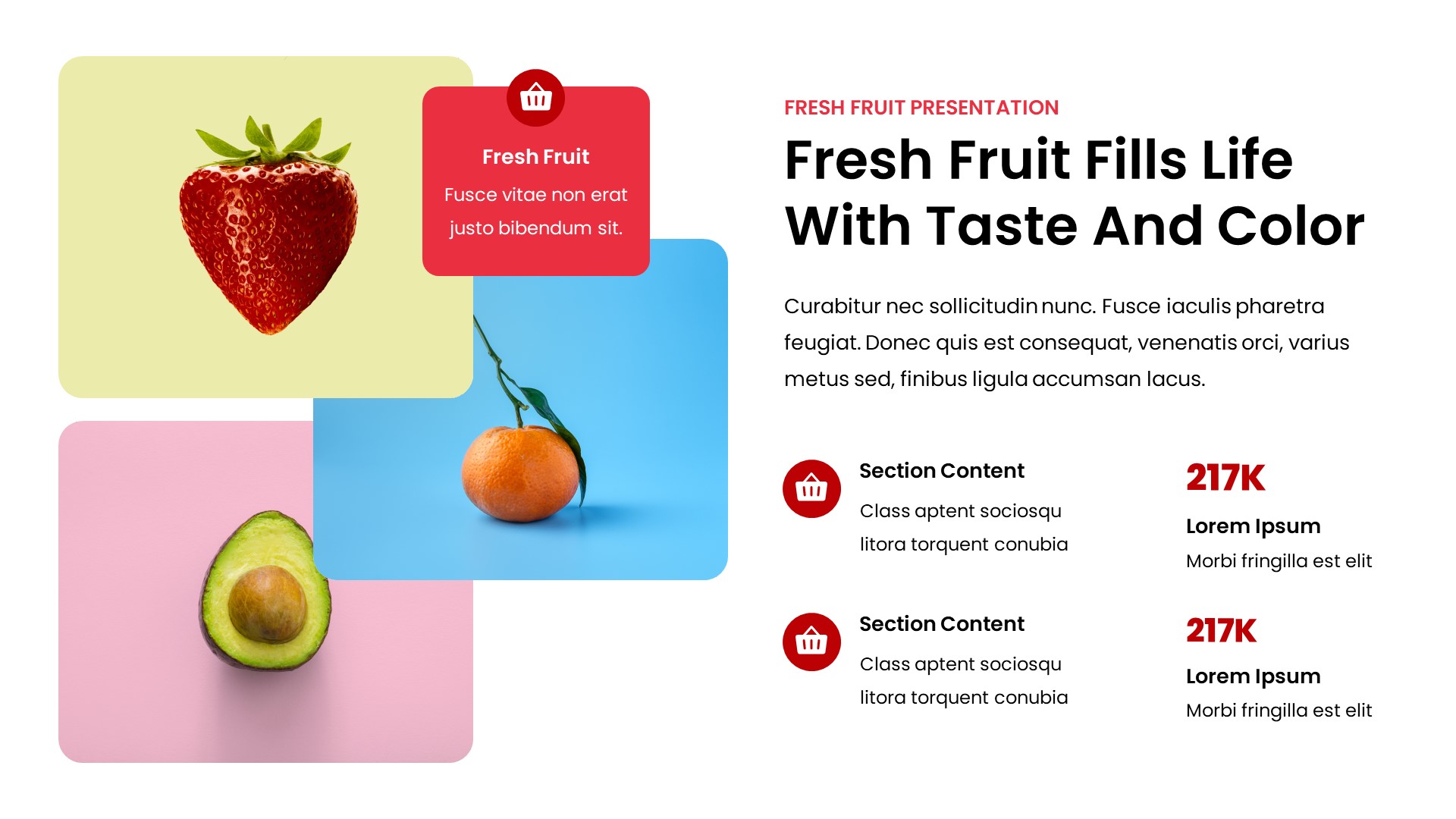 Fresh Fruit Powerpoint Template, Presentation Templates | GraphicRiver