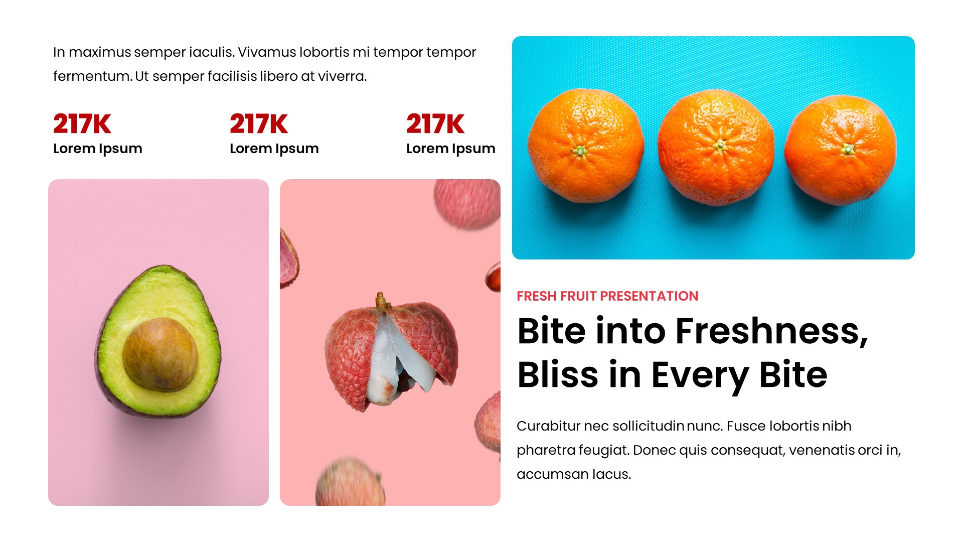 Fresh Fruit Powerpoint Template, Presentation Templates | GraphicRiver