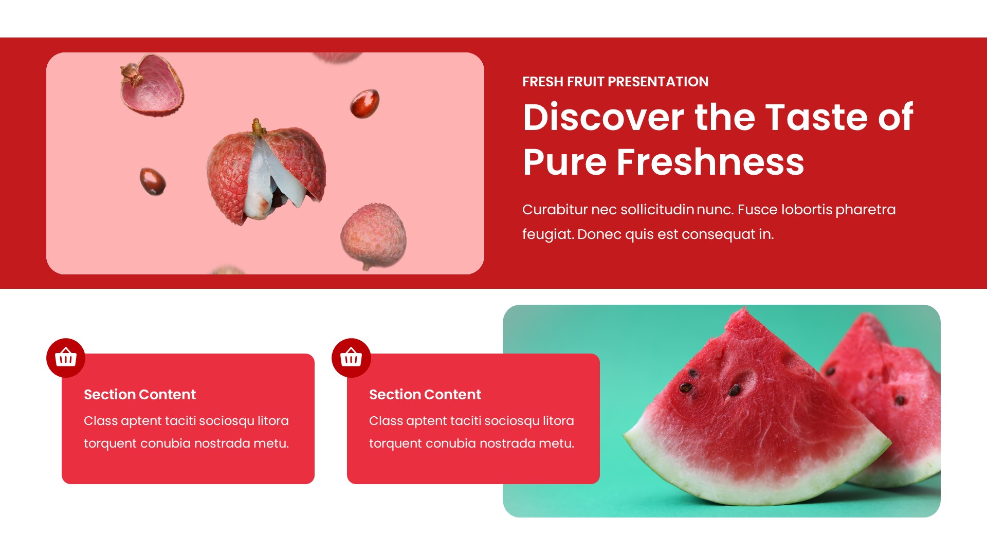 Fresh Fruit Powerpoint Template, Presentation Templates | GraphicRiver