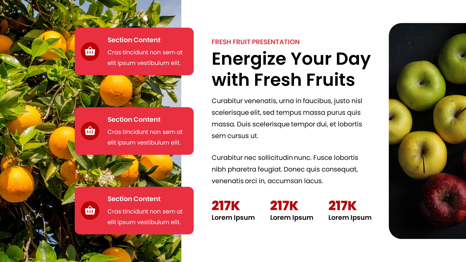Fresh Fruit Powerpoint Template, Presentation Templates | GraphicRiver