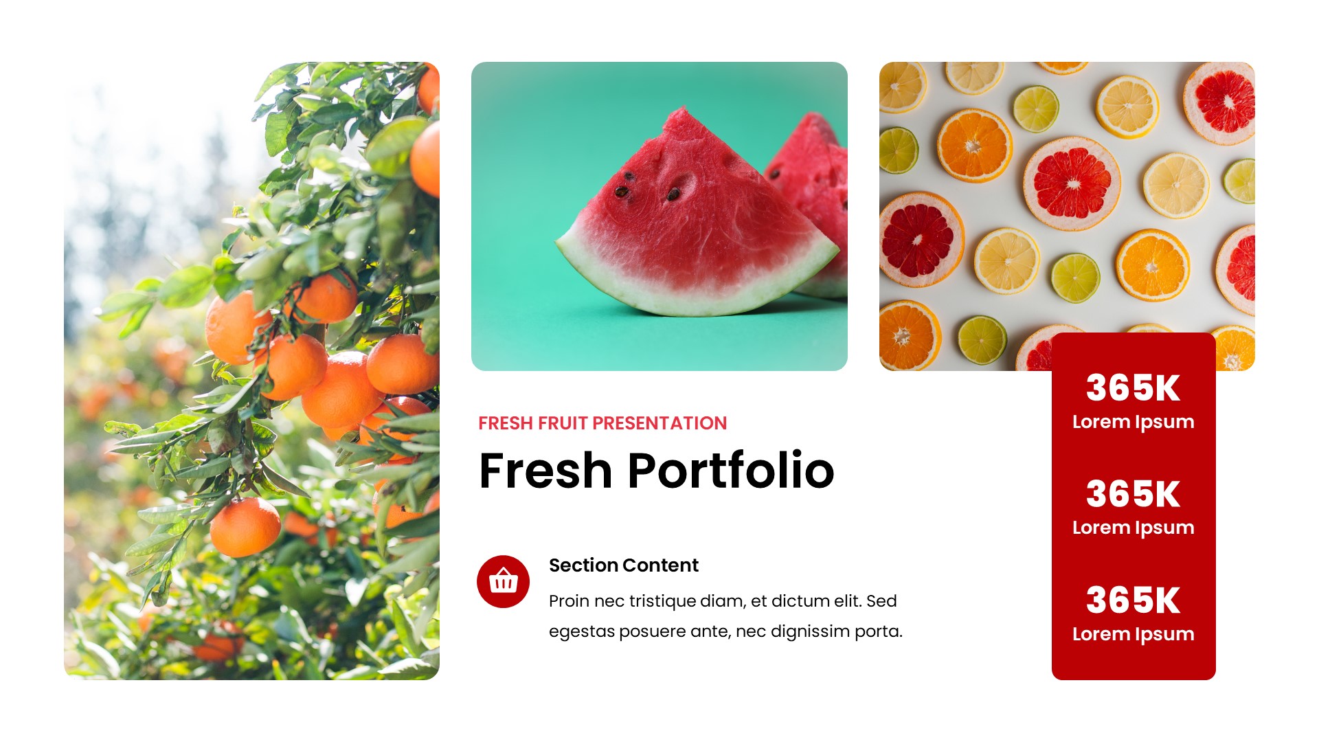 Fresh Fruit Google Slides Template, Presentation Templates | GraphicRiver
