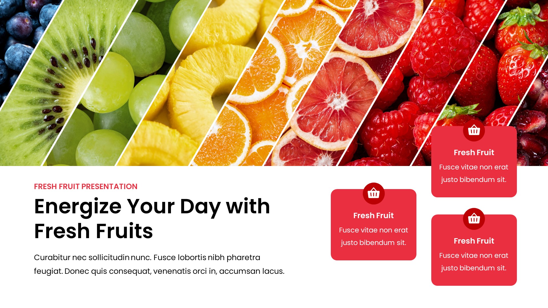 Fresh Fruit Google Slides Template, Presentation Templates | GraphicRiver