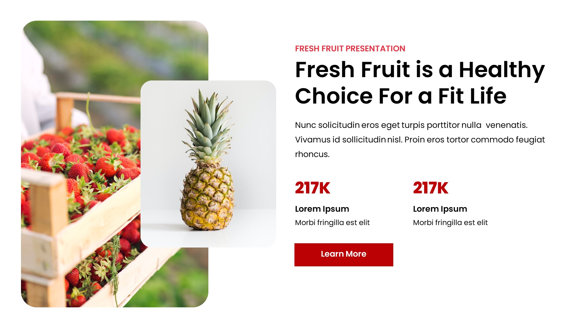 Fresh Fruit Google Slides Template, Presentation Templates | GraphicRiver