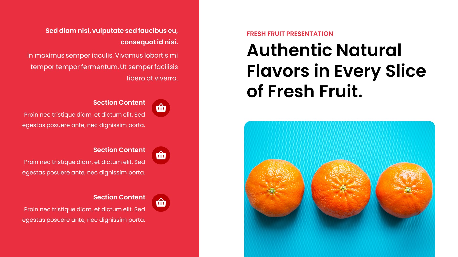 Fresh Fruit Google Slides Template, Presentation Templates | GraphicRiver