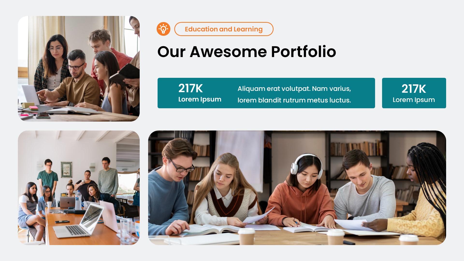 Genius - Education and Learning Keynote Template, Presentation Templates