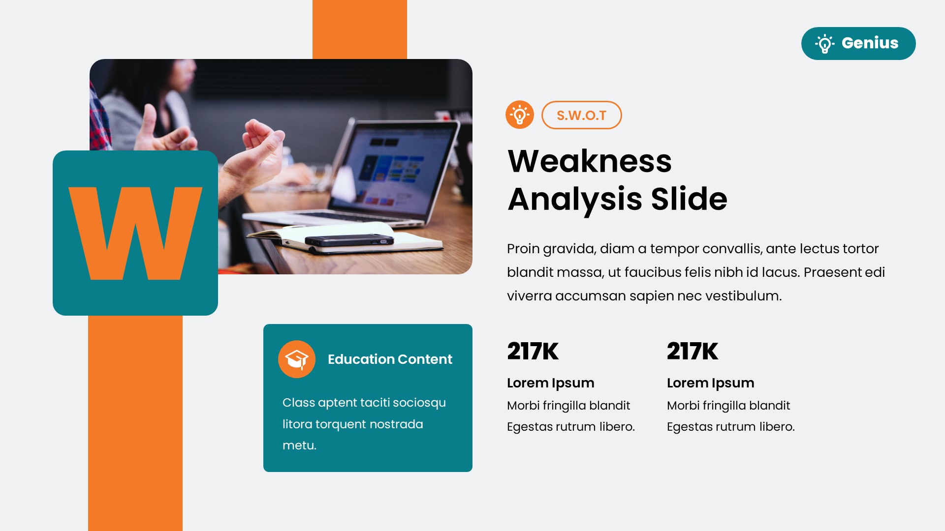 Genius - Education and Learning Powerpoint Template, Presentation Templates