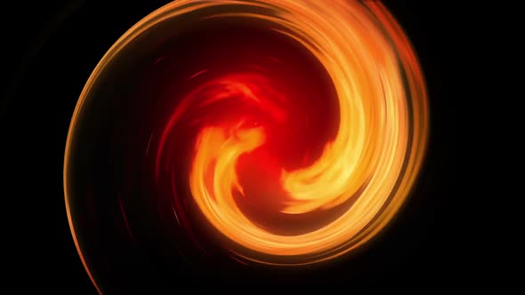 Swirling Fire Vortex Abstract , Motion Graphics | VideoHive