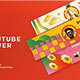 Colorful Pop Art YouTube Cover, Web Elements | GraphicRiver