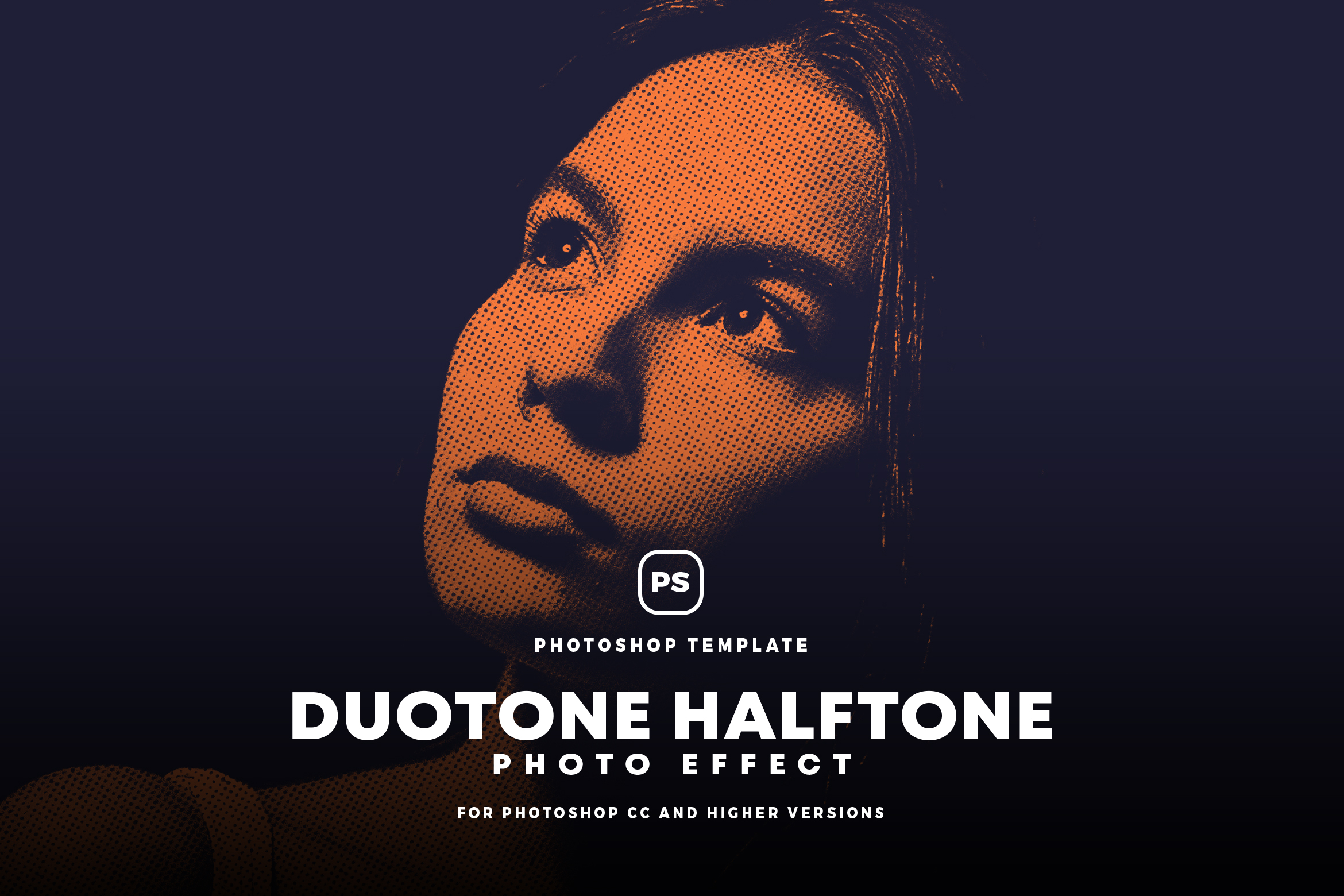 Duotone Halftone Photo Effect, Add-ons | GraphicRiver
