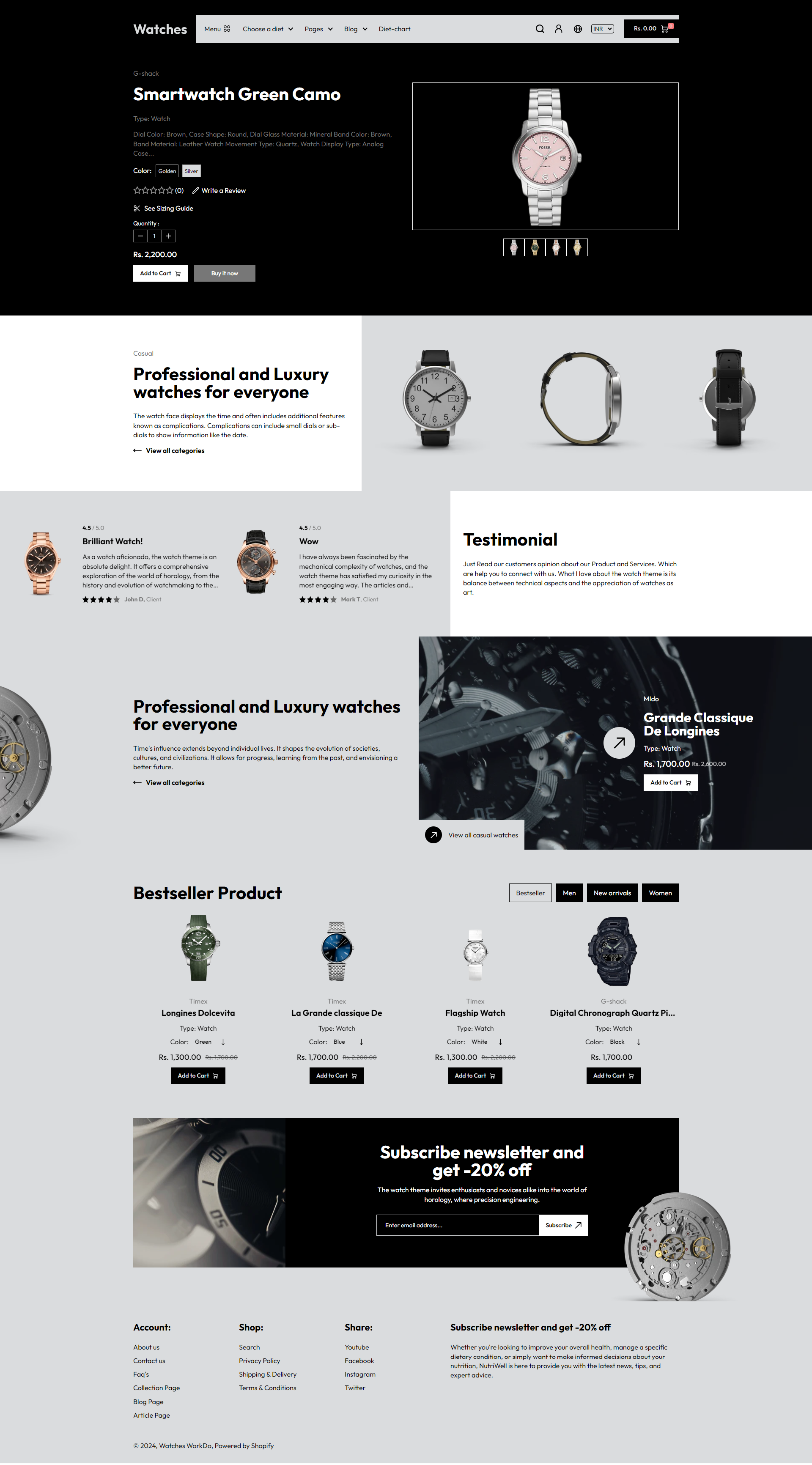Watches - Luxury Watches & Jewelry Store Shopify 2.0 Theme by ...
