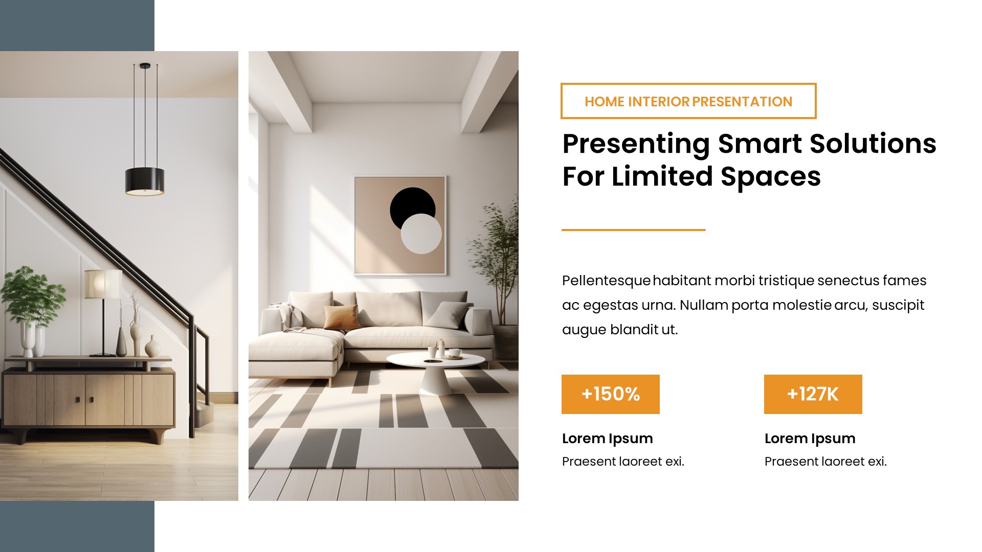 Interio - Interior Design Google Slides Template, Presentation Templates