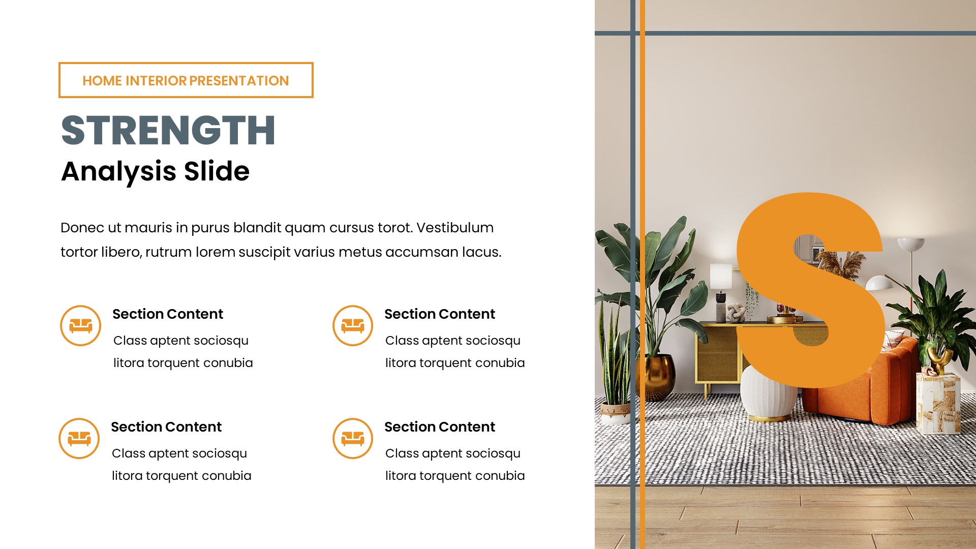 Interio - Interior Design Google Slides Template, Presentation Templates