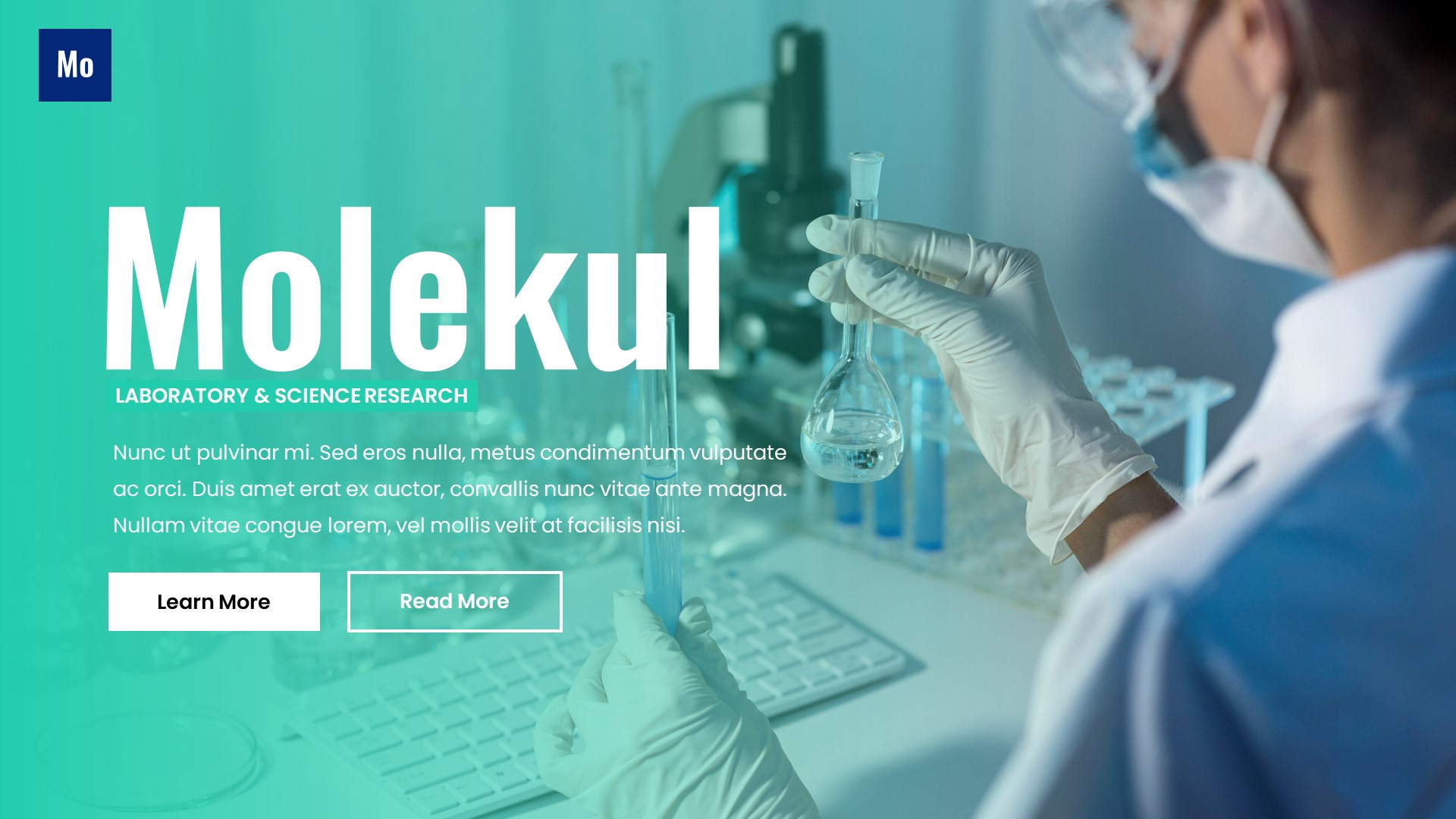 Molekul - Laboratory and Science Research Keynote Template ...