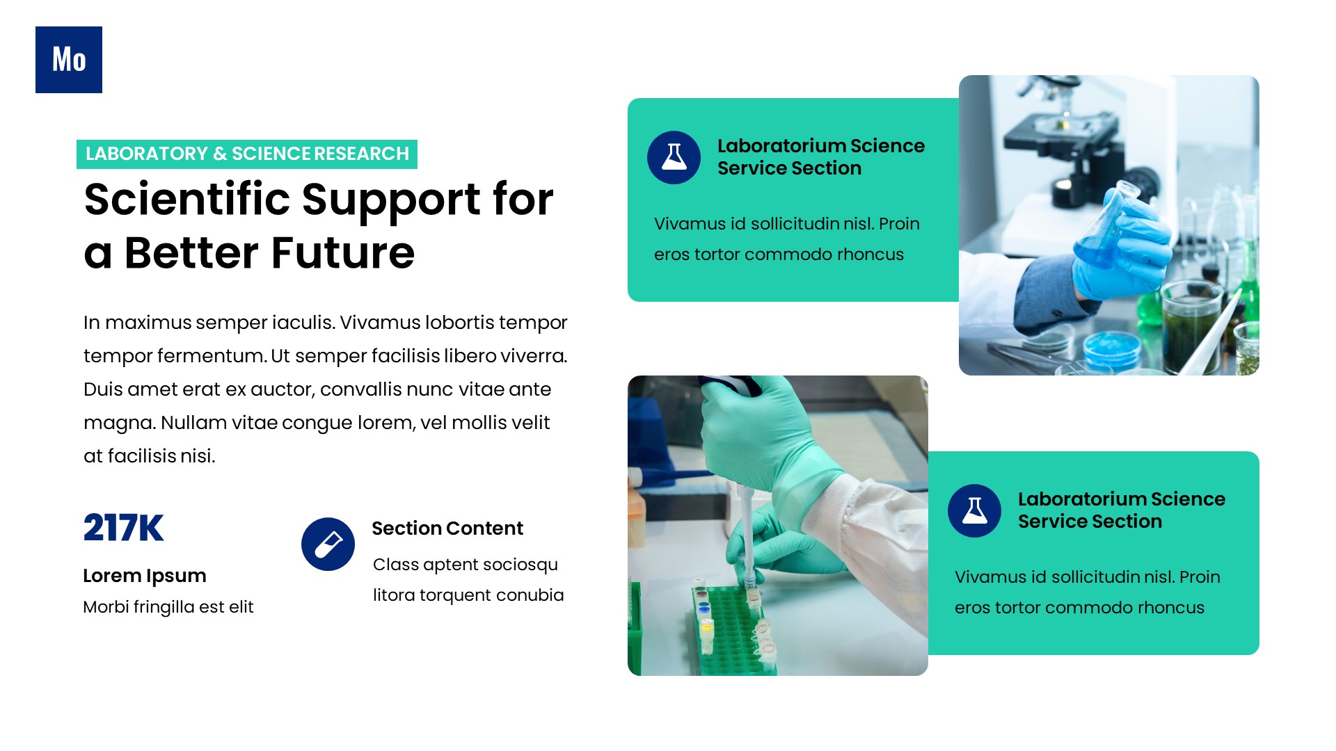 Molekul - Laboratory and Science Research Keynote Template ...