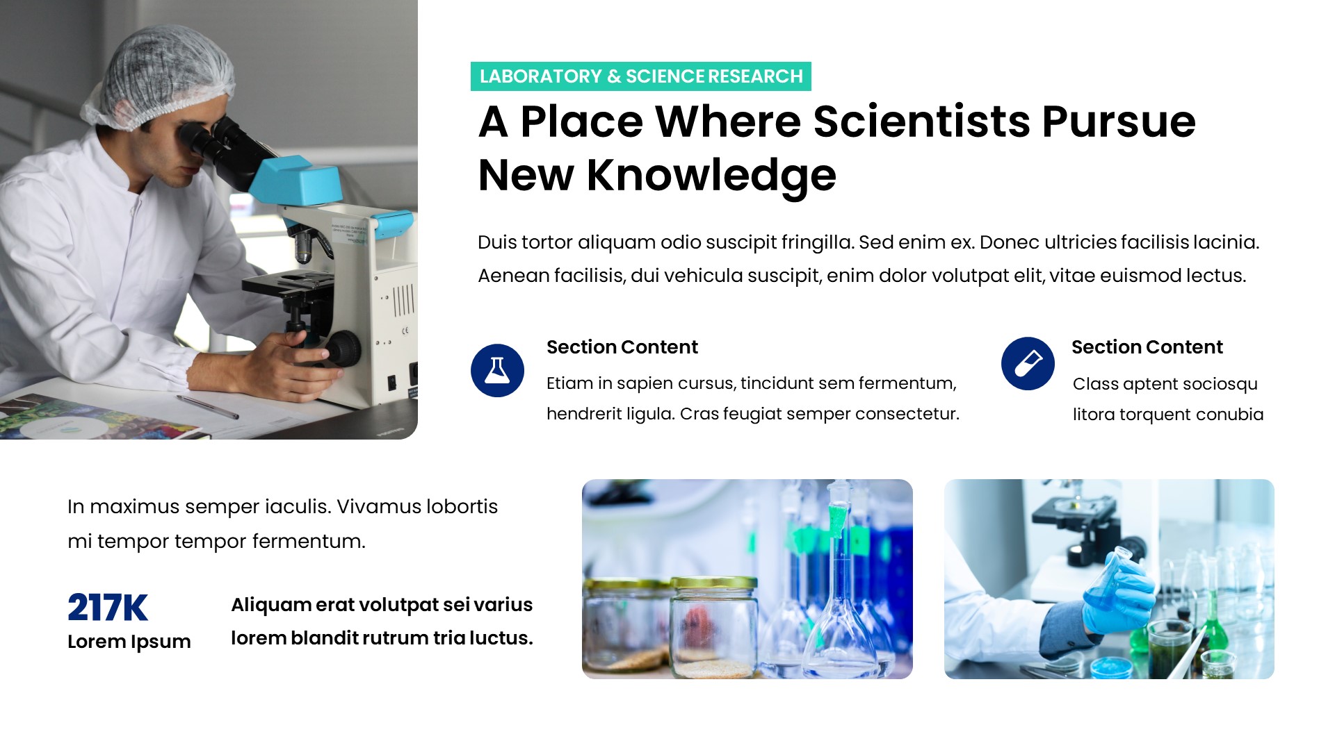 Molekul - Laboratory and Science Research Keynote Template ...
