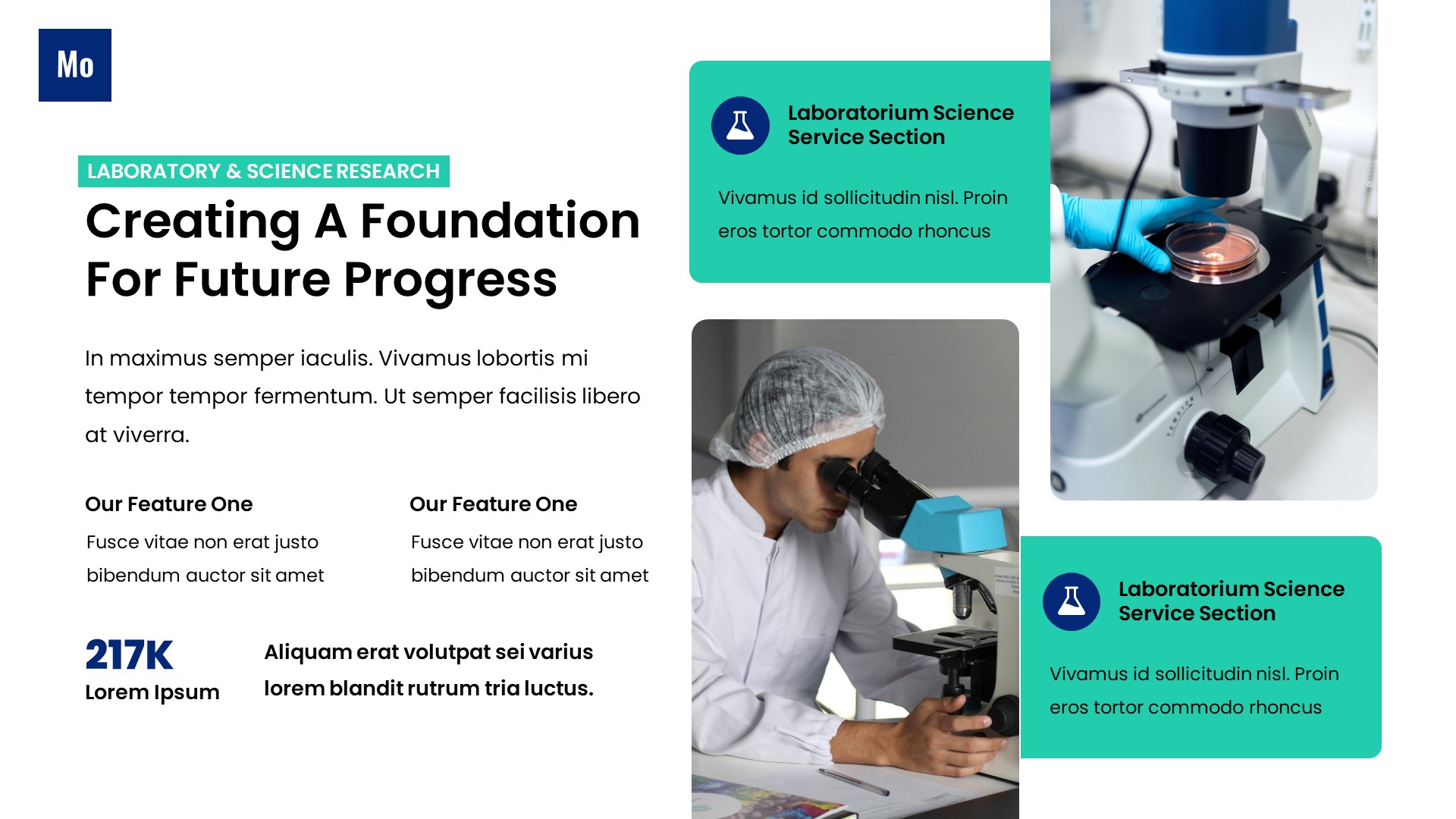 Molekul - Laboratory and Science Research Keynote Template ...