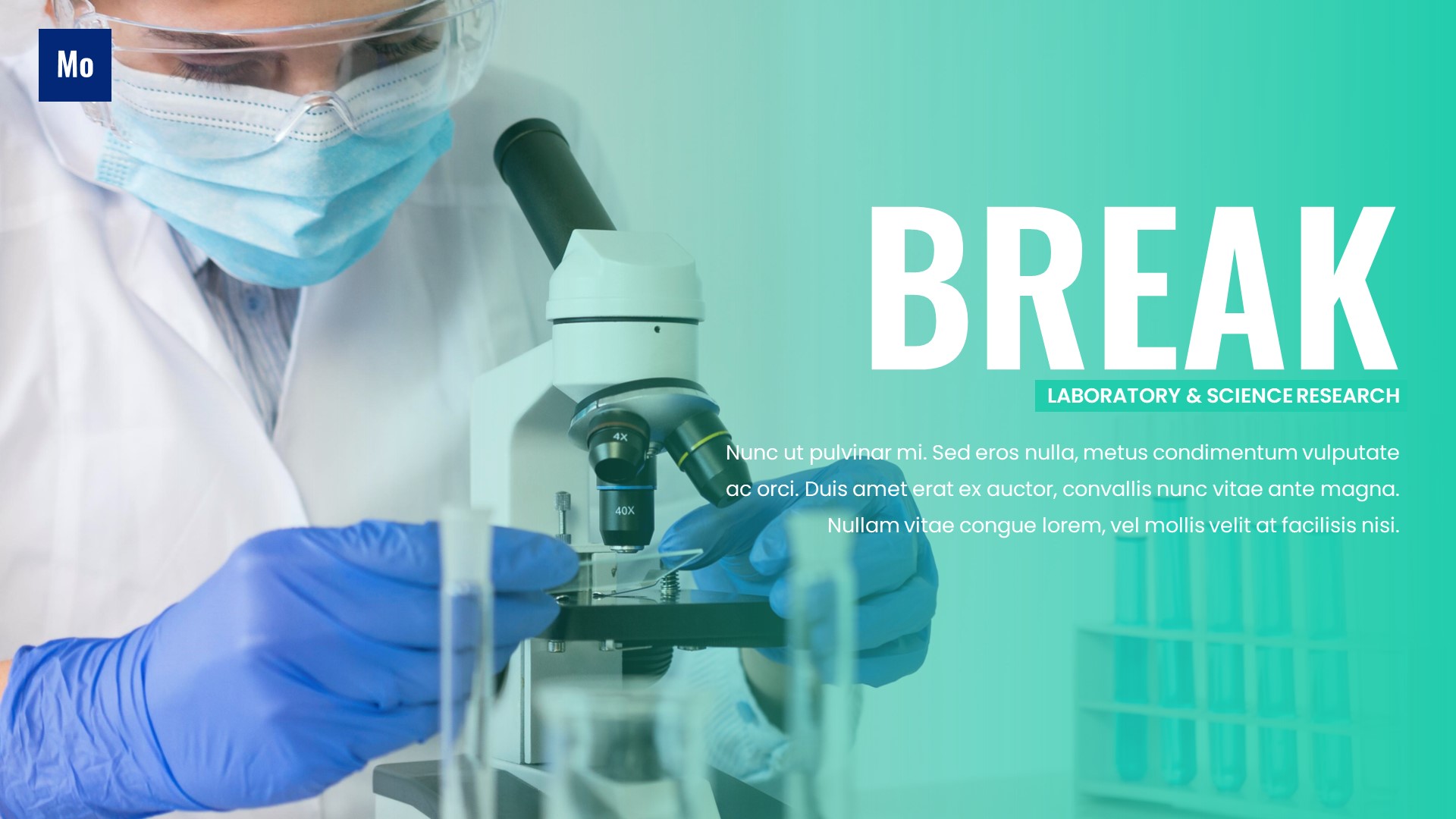 Molekul - Laboratory and Science Research Powerpoint Template ...