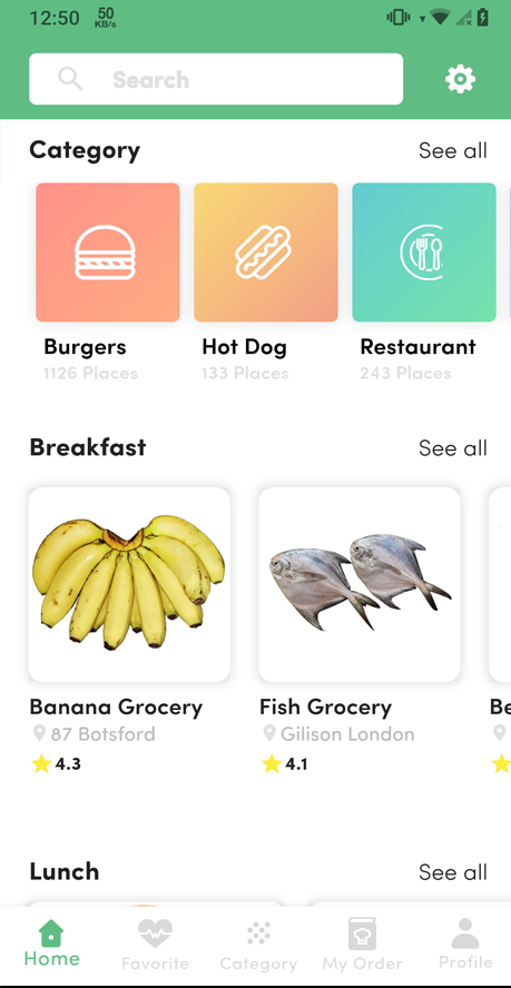 GoMart - Flutter Grocery Store App in flutter 3.0 by JeffDeveloper