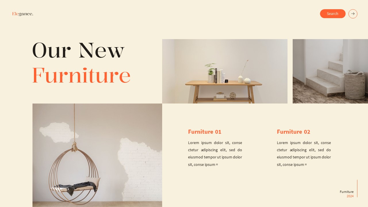 Elegance - Furniture Powerpoint Templates, Presentation Templates ...