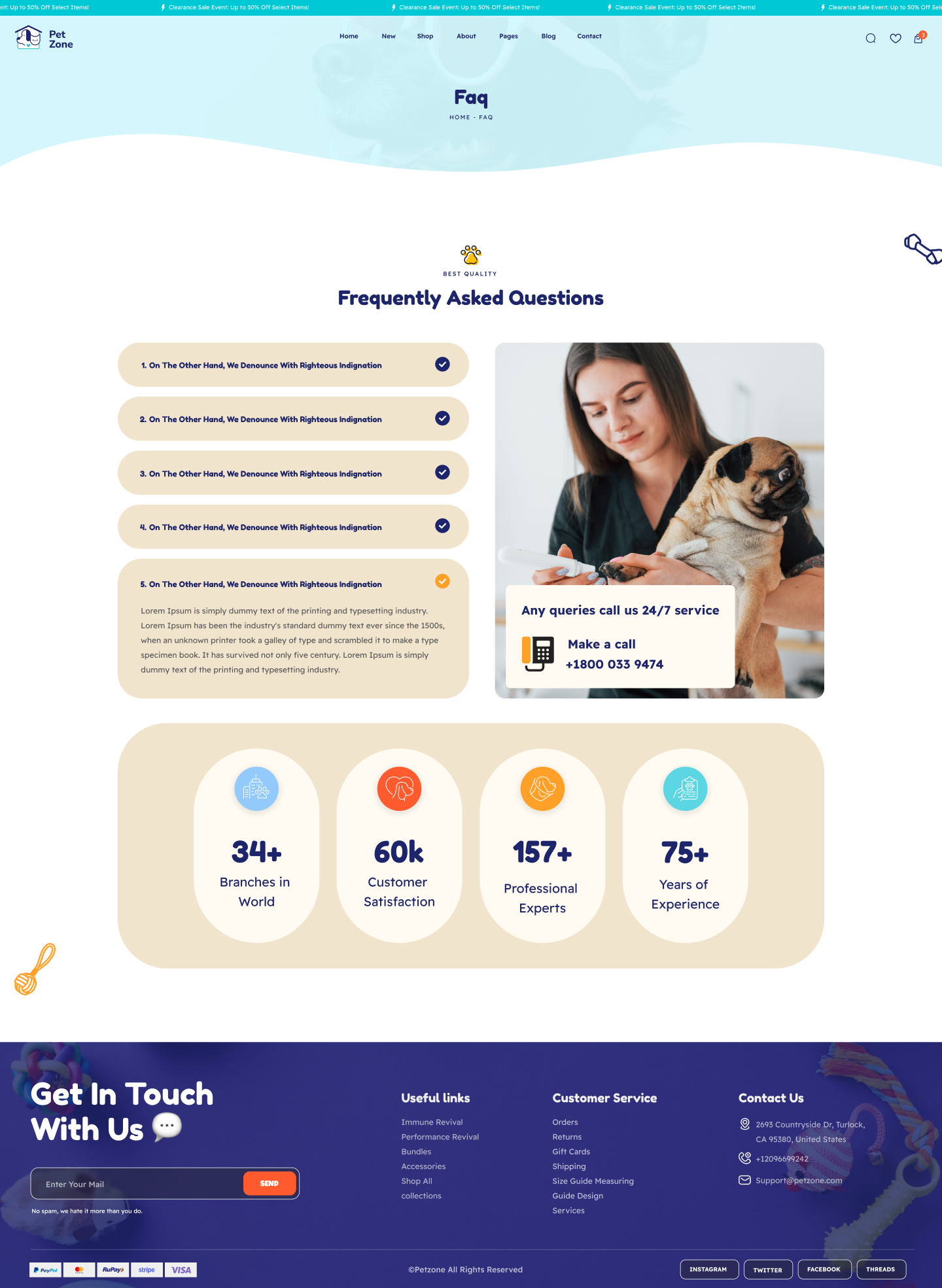 Petszone - Pets Care & Pet Shop Figma Template by BuddhaThemes | ThemeForest