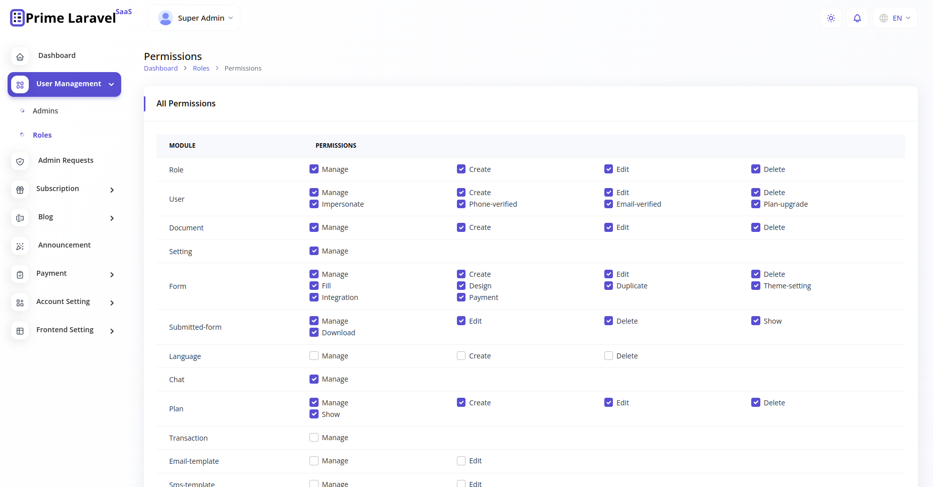 Prime Laravel Saas - Form builder & Poll Management System by Quebix-Technology