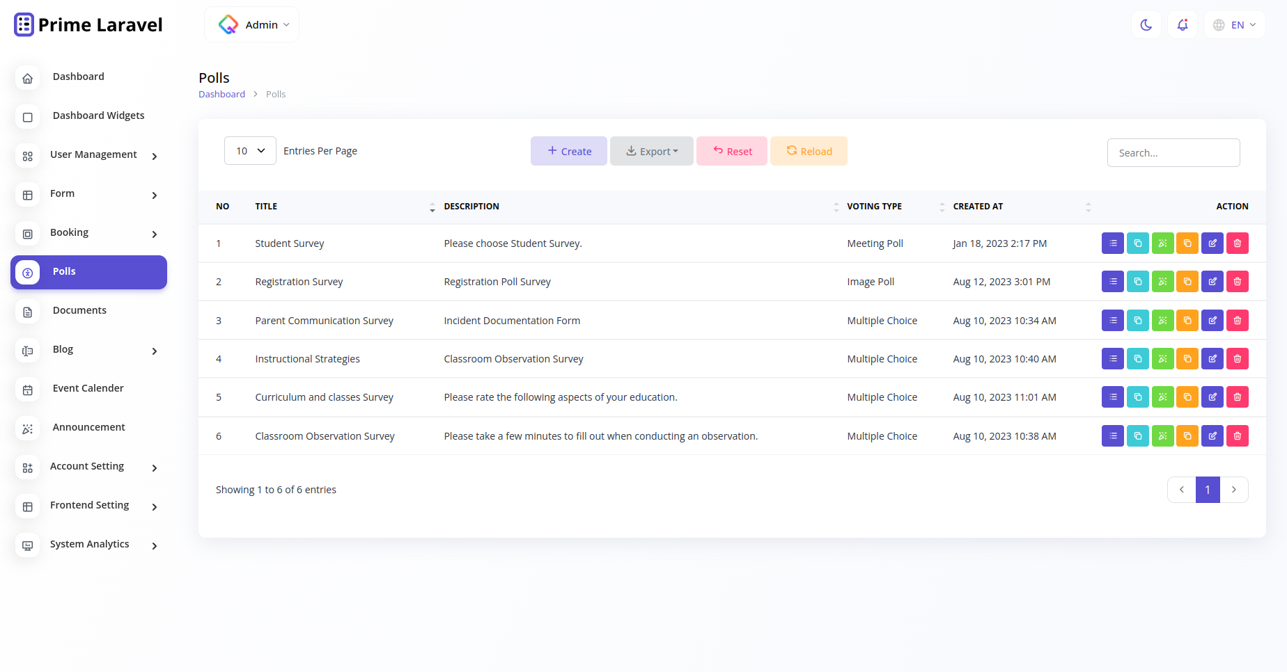 Prime Laravel - Form Builder & Poll Management System by Quebix-Technology