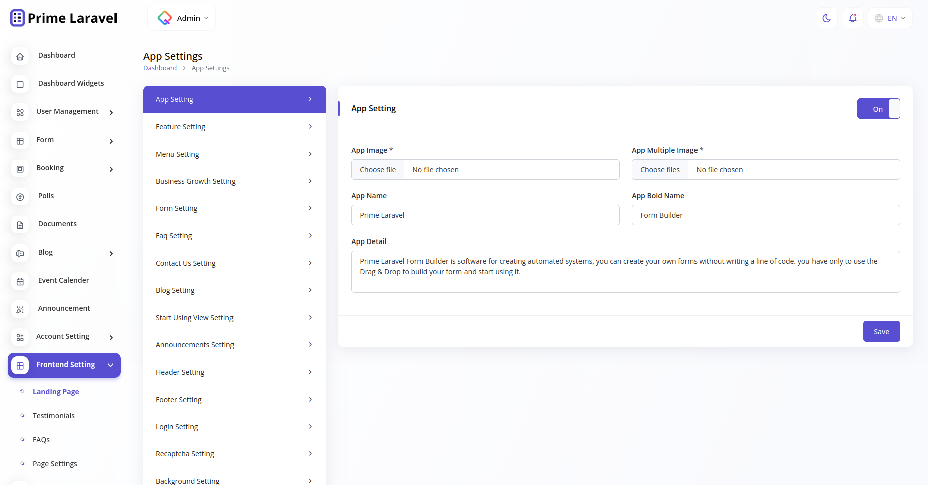 Prime Laravel - Form Builder & Poll Management System by Quebix-Technology