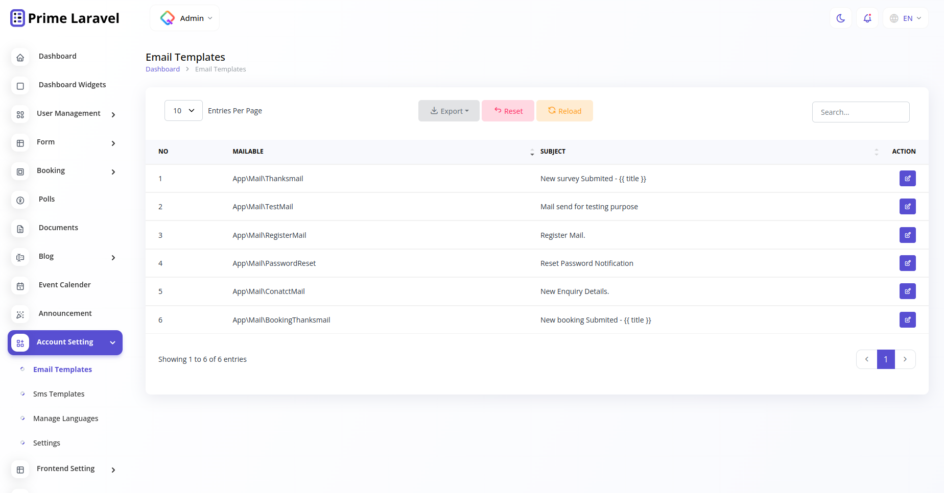 Prime Laravel - Form Builder & Poll Management System by Quebix-Technology